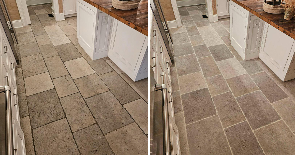 Our Experts Provided Exceptional Stone Cleaning and Revitalized This ...