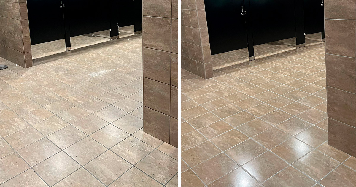 Our Tile Sealing Service Revives a Locker Room Floor in Nashville Property